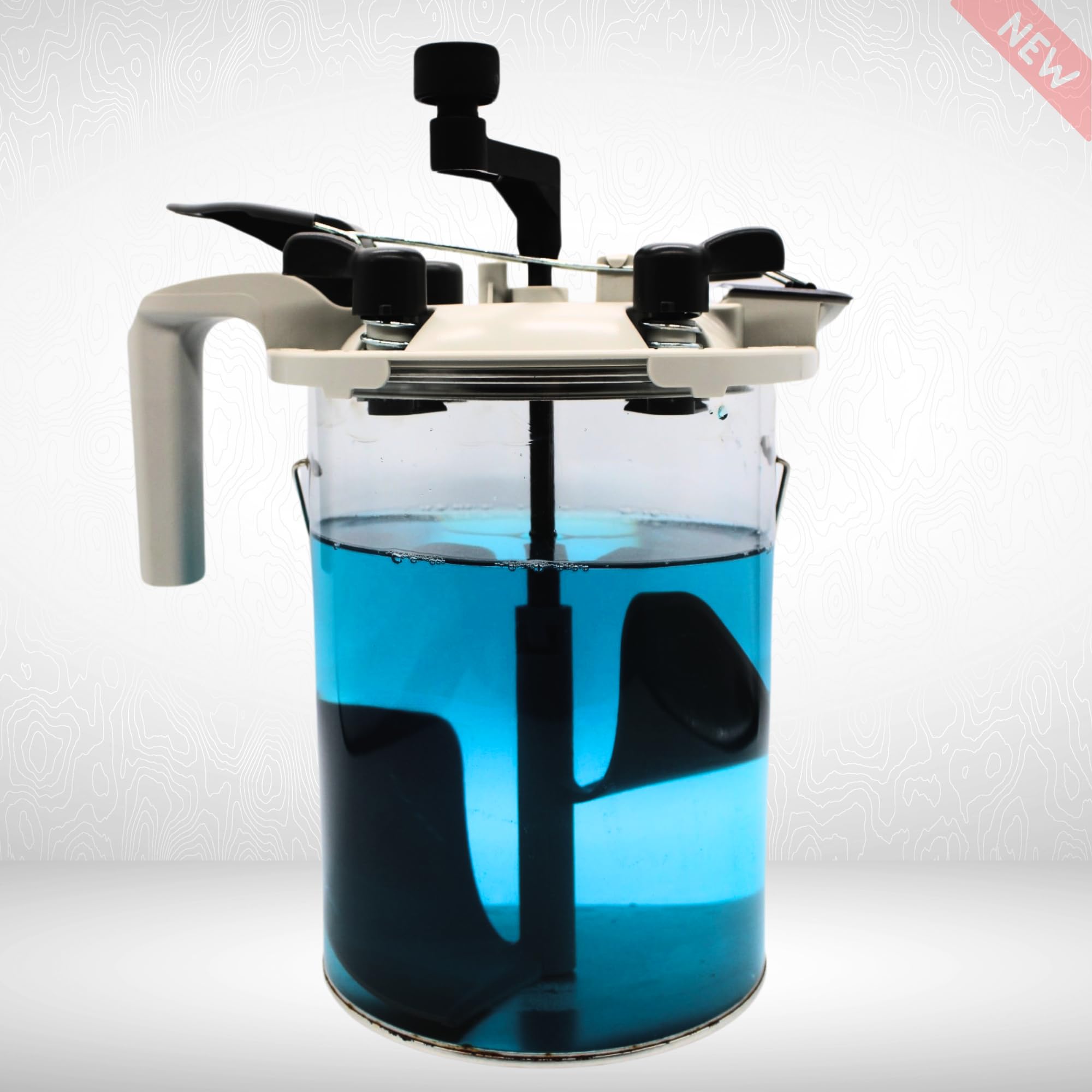 Mixing Mate Paint Lid KIT Stir, Store, and Pour. Mess-Free Mixing lids